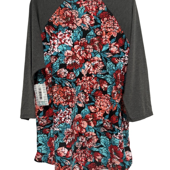 LuLaRoe | Tops | Floral Nwt Randy Tee | Poshmark